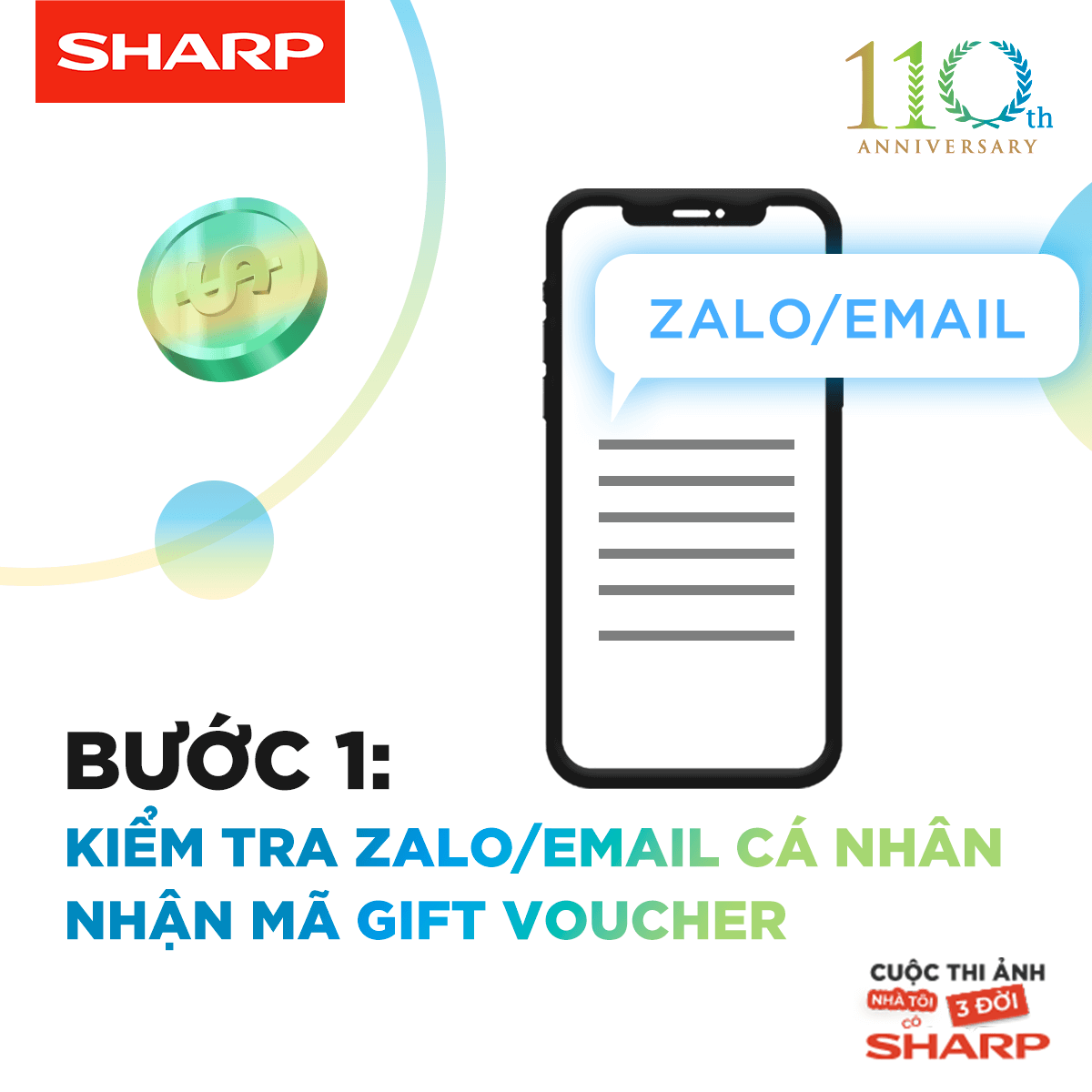 VOUCHER TỚI TAY, “LÊN ĐỜI” SHARP NGAY! | SHARP Vietnam